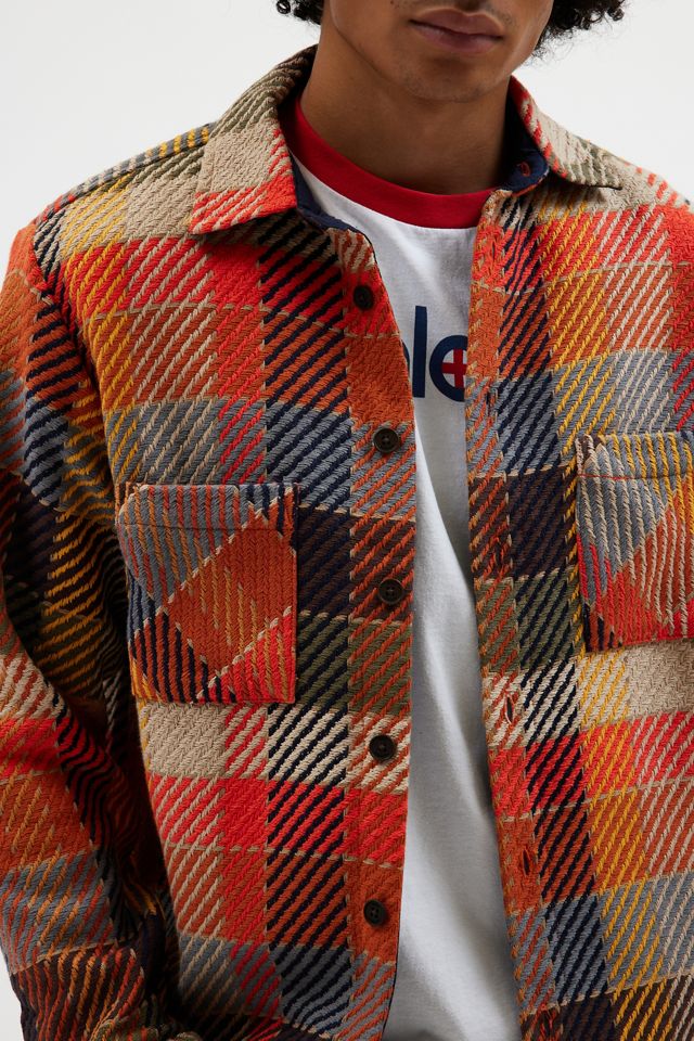 Wax London Whiting Plaid Button-Down Overshirt | Urban Outfitters Canada