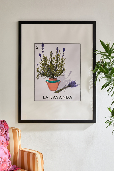 Mala Hora La Lavanda Art Print | Urban Outfitters Canada