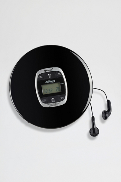 Jensen Bluetooth Anti-skip Portable CD Player | Urban Outfitters