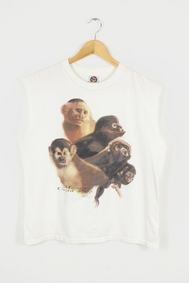 Vintage Sleeveless Monkeys Tee | Urban Outfitters