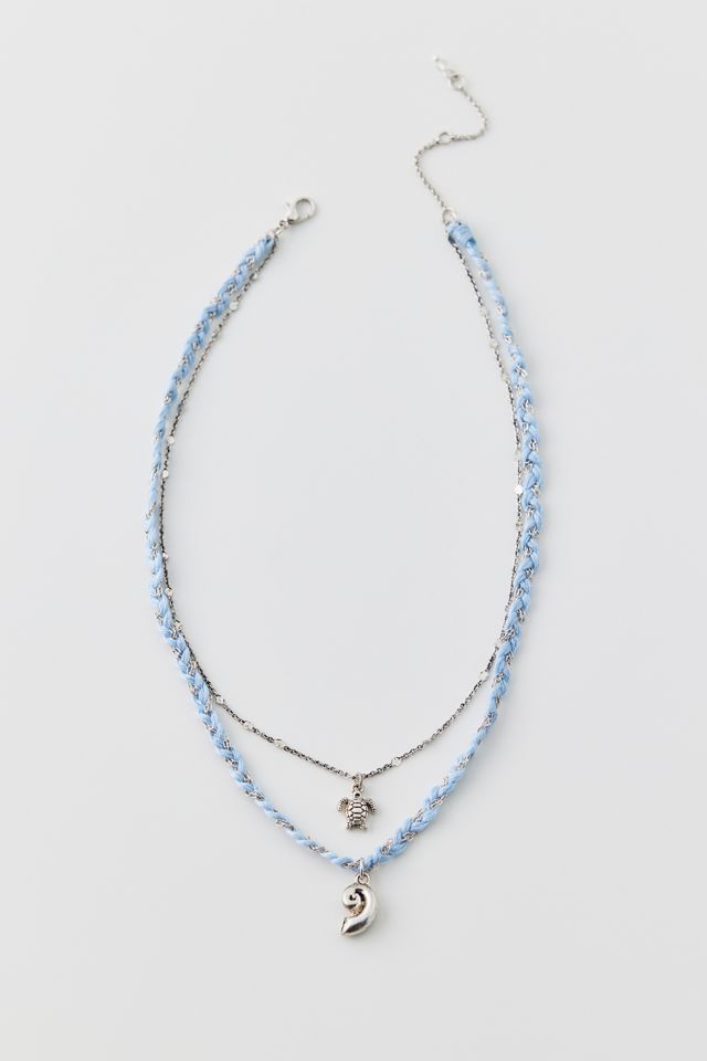 Dylan Shell Charm Layering Necklace | Urban Outfitters