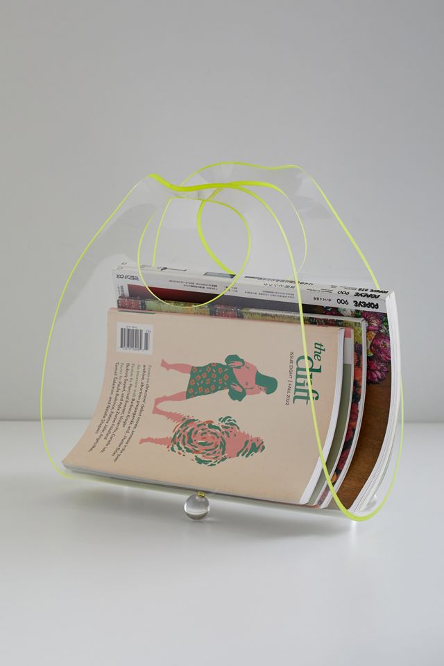 Acrylic Magazine Storage Stand | Urban Outfitters
