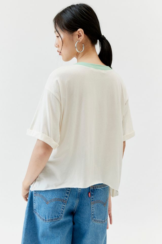Project Social T Flowers Ringer Tee | Urban Outfitters