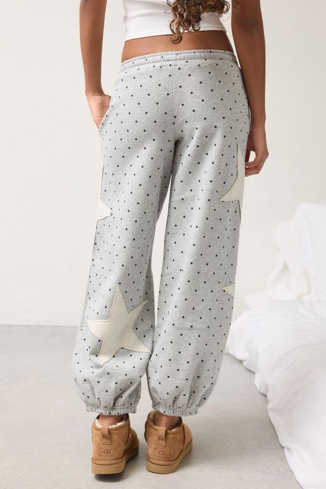 Out From Under Brenda Star Patch Jogger Sweatpants | Urban Outfitters