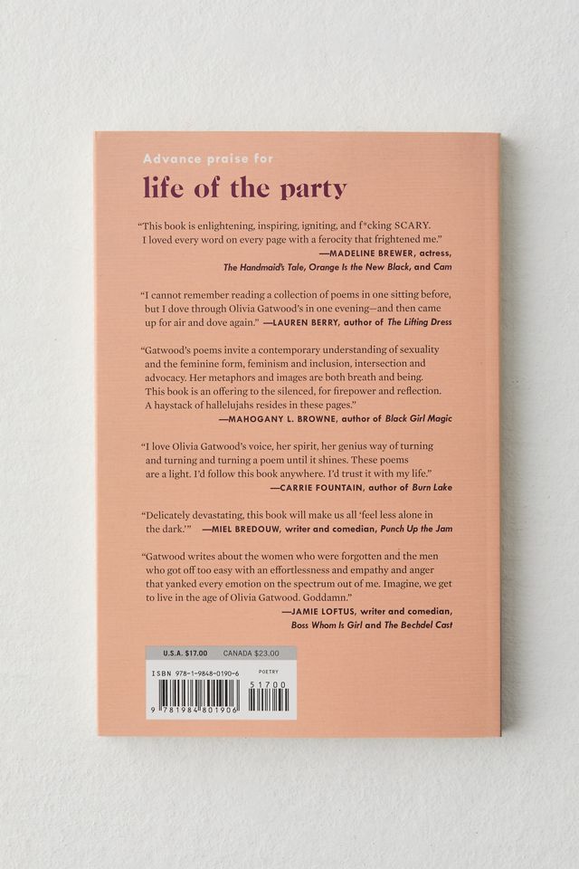 Life Of The Party: Poems By Olivia Gatwood | Urban Outfitters