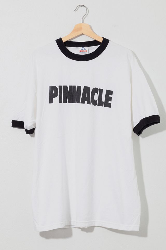 Vintage 1990s Distressed Pinnacle Graphic Ringer T-Shirt | Urban Outfitters