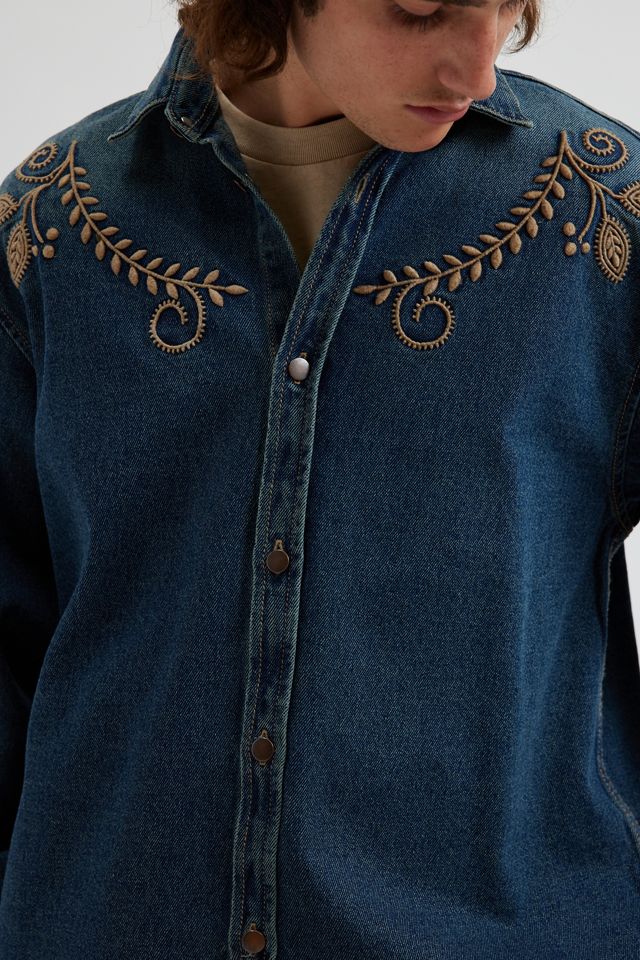 David Catalán Alma Denim Overshirt | Urban Outfitters