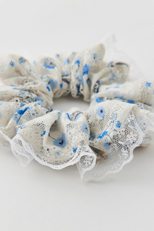 Floral Lace Scrunchie | Urban Outfitters