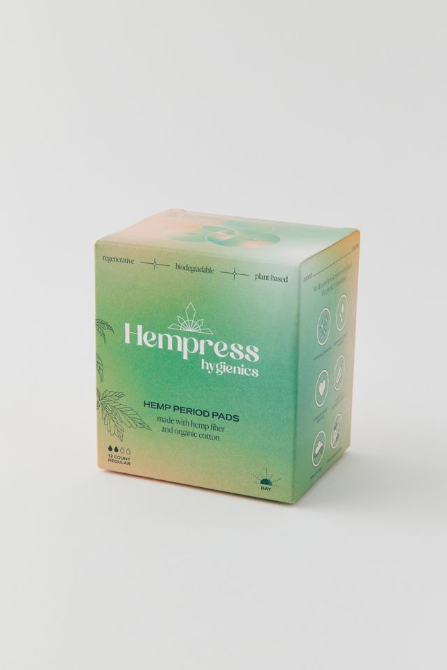 Hempress Hygienics 12-Pack Hemp Period Pads | Urban Outfitters Canada
