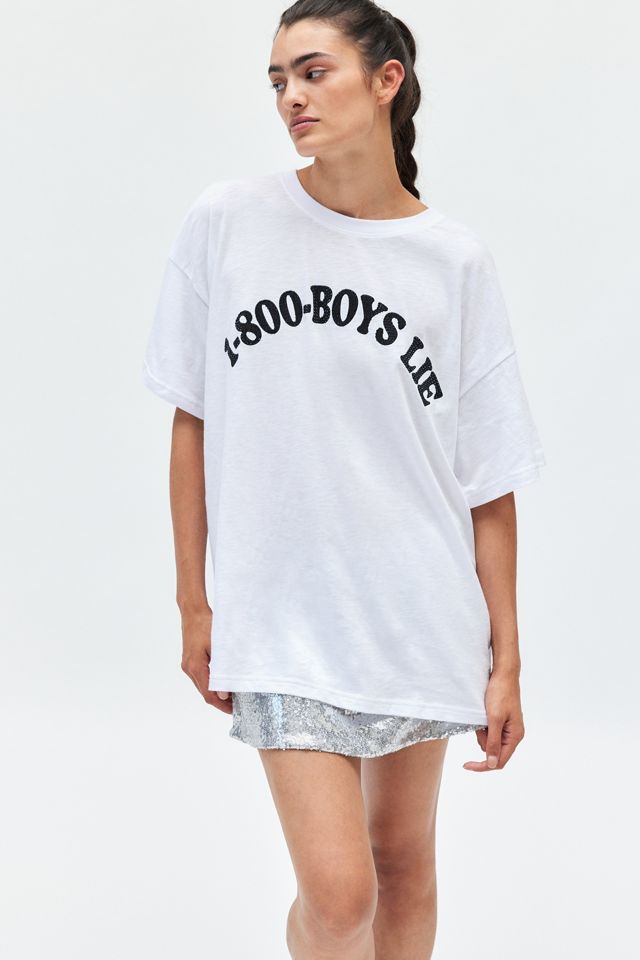 Boys Lie 1-800 Oversized Graphic Tee | Urban Outfitters