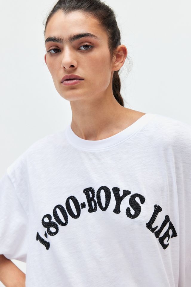 Boys Lie 1-800 Oversized Graphic Tee | Urban Outfitters