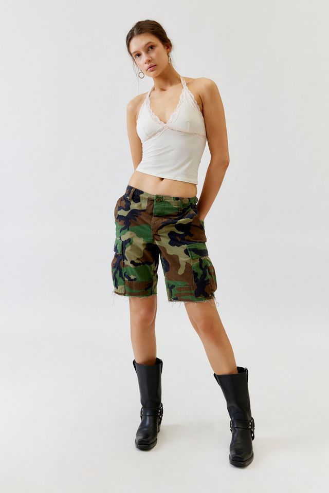 Urban Renewal Remade Camo Cut-Off Short | Urban Outfitters