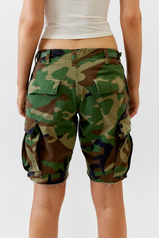 Urban Renewal Remade Camo Cut-Off Short | Urban Outfitters
