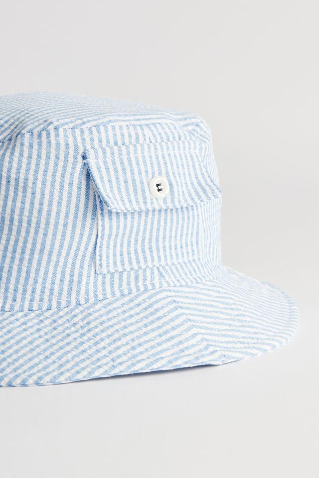 Seersucker Pocket Bucket Hat | Urban Outfitters