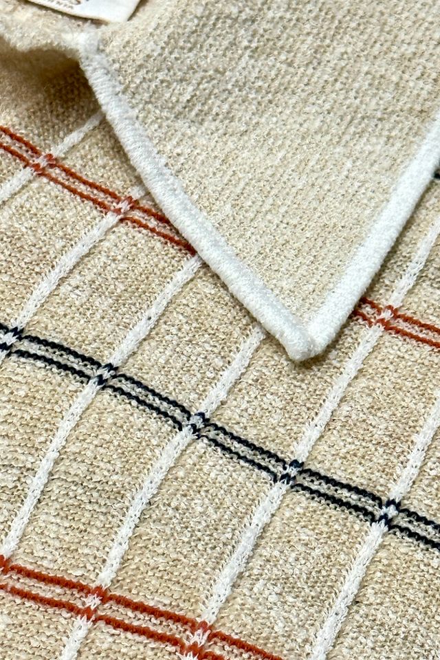 Vintage 1950’s Countess Mara Striped Cropped Knit Polo Shirt | Urban ...