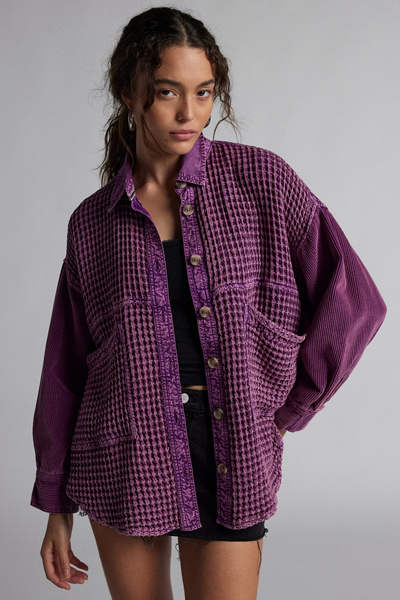 BDG Bryson Waffle Shirt Jacket | Urban Outfitters