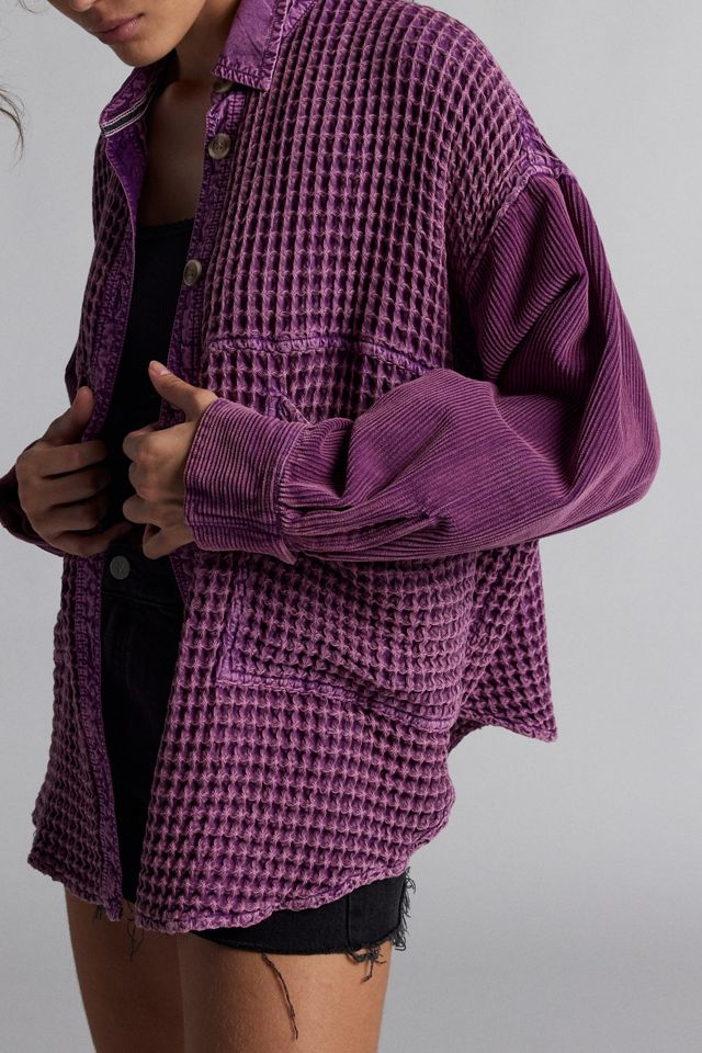BDG Bryson Waffle Shirt Jacket | Urban Outfitters