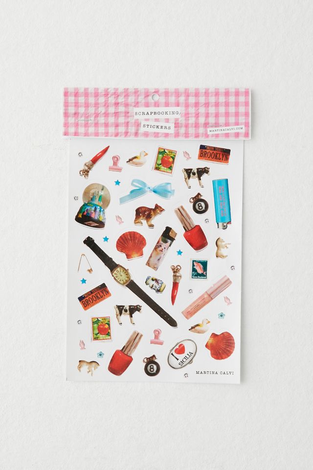 Martina’s Tiny Store Medium Sticker Sheet | Urban Outfitters Canada