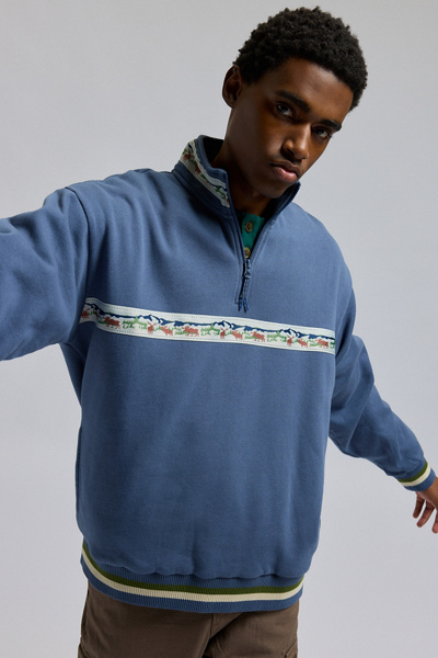 Parks Project Acadia Moose Quarter Zip Fleece Sweatshirt | Urban ...