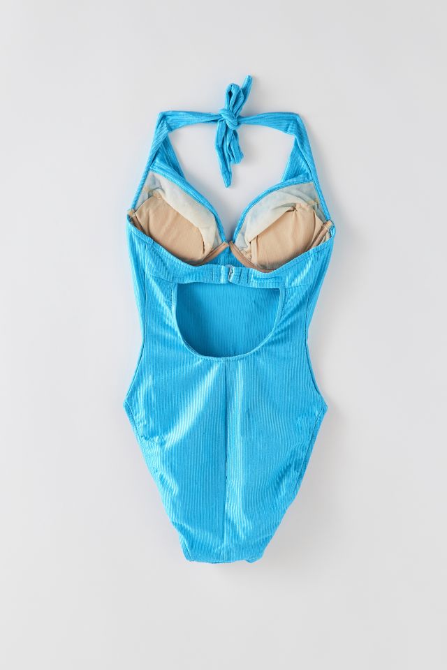 Vintage Halter One Piece Swimsuit Urban Outfitters Canada