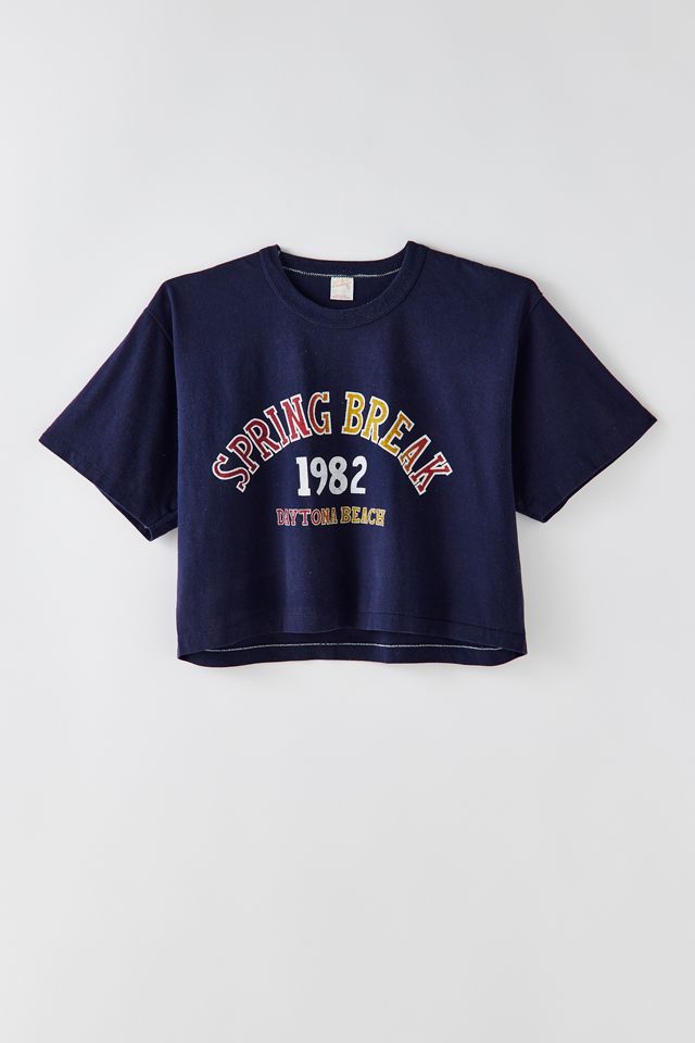 Vintage Spring Break Cropped Tee | Urban Outfitters