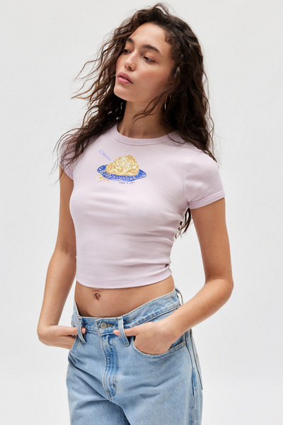 Kimchi Blue Spaghetti Graphic Baby Tee | Urban Outfitters