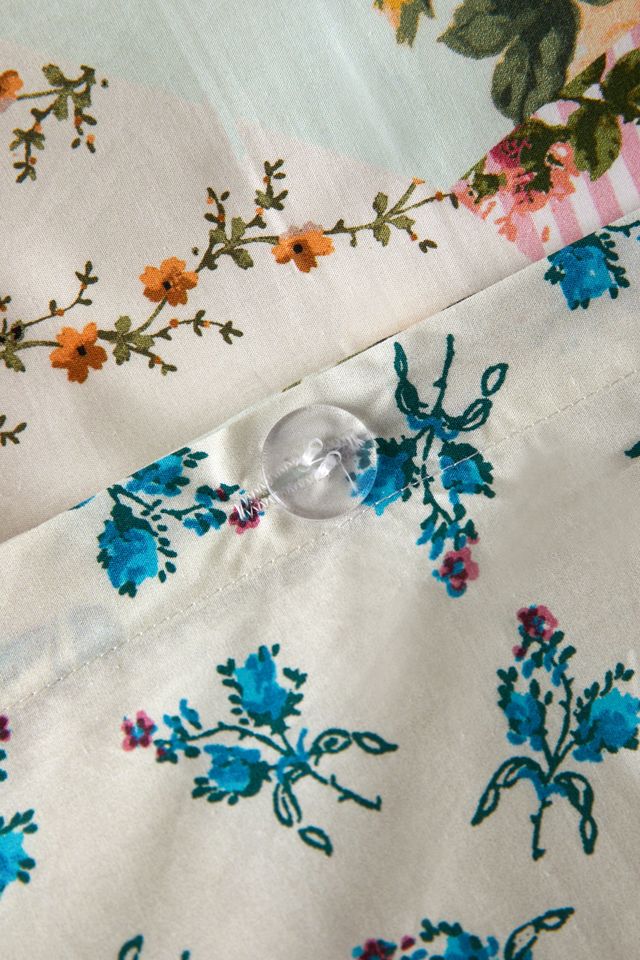 Paige Patched Floral Duvet Cover | Urban Outfitters