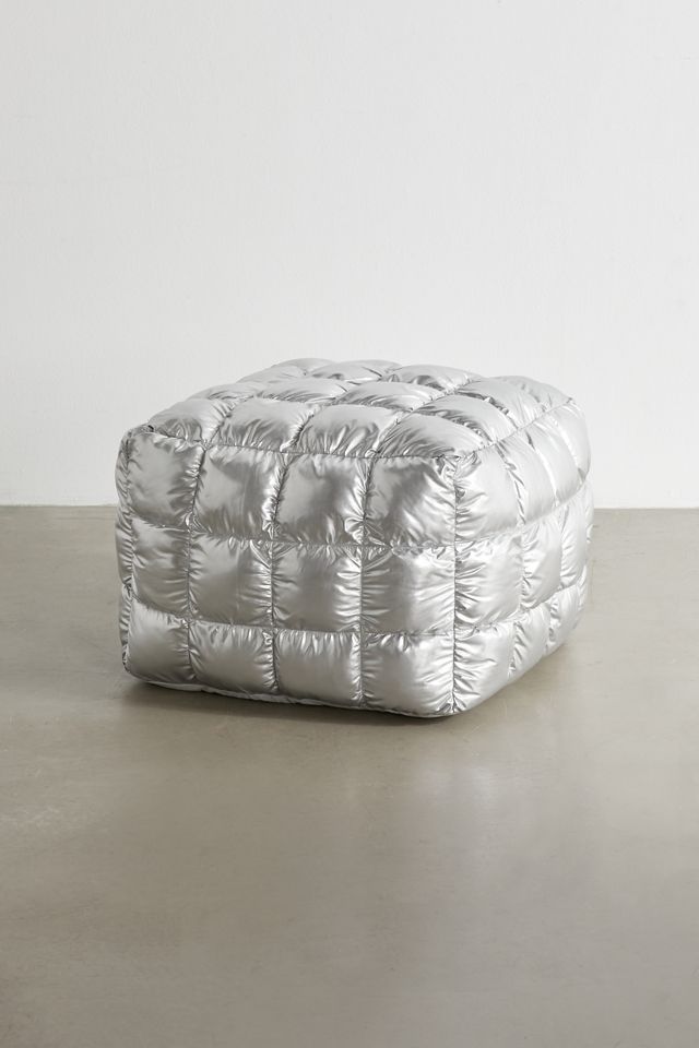 Sean Puffer Bean Bag Ottoman | Urban Outfitters