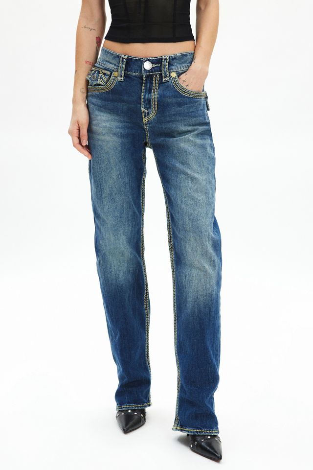 True Religion Ricky Super QT Lurex Relaxed Jean | Urban Outfitters