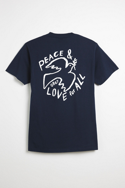 OBEY Peace & Love Graphic Tee | Urban Outfitters