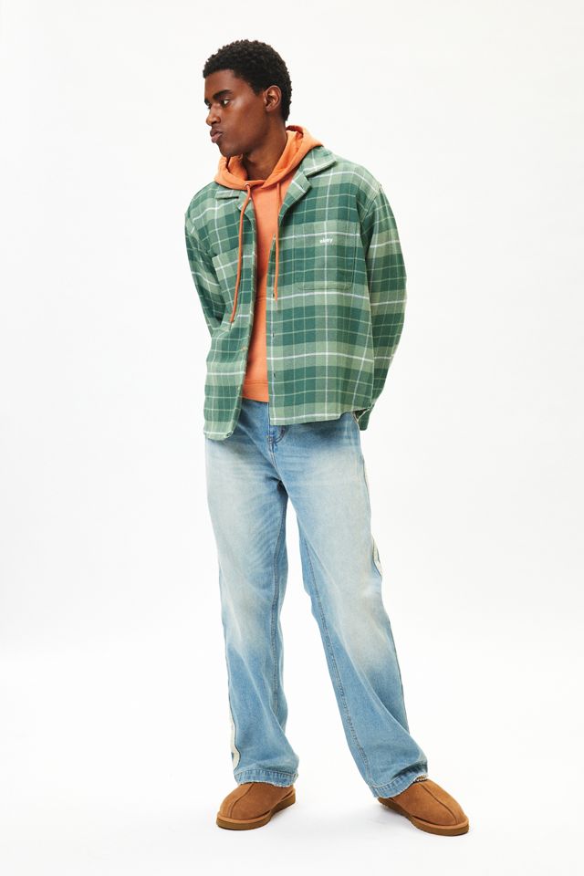 OBEY Bigwig Simon Woven Long Sleeve Button-Down Shirt | Urban Outfitters