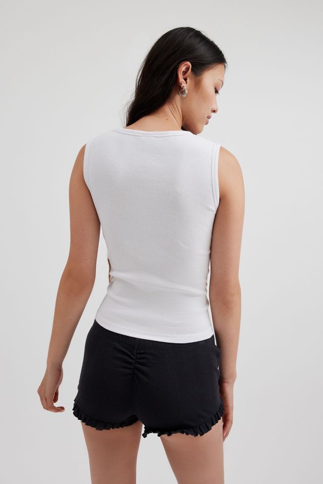 Lover Charmed Ribbed Knit Tank Top | Urban Outfitters