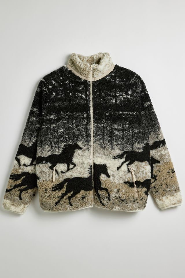 Kuwalla Tee Stallion Terry Fleece Zip Jacket | Urban Outfitters