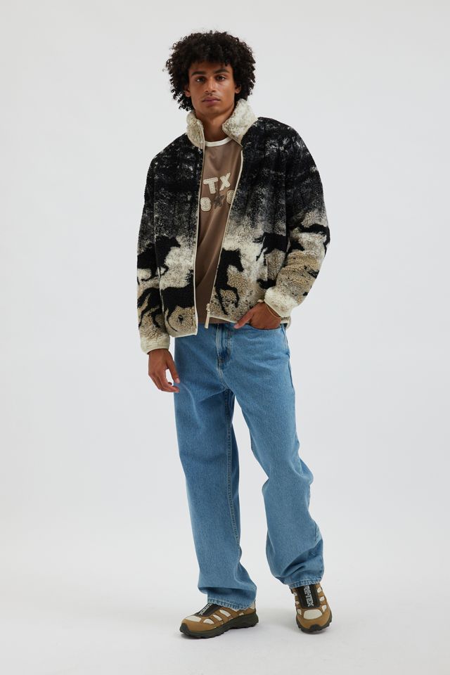 Kuwalla Tee Stallion Terry Fleece Zip Jacket | Urban Outfitters