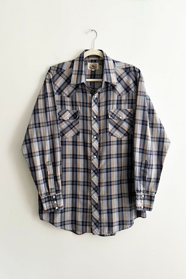 Vintage Plaid Western Shirt | Urban Outfitters