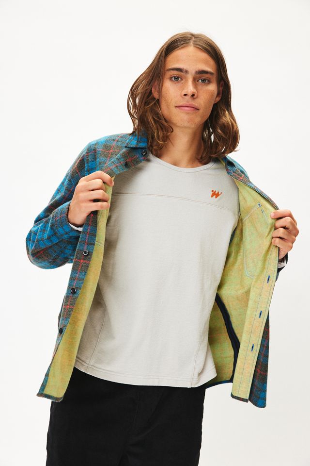 Manastash Side Zip Flannel Shirt | Urban Outfitters
