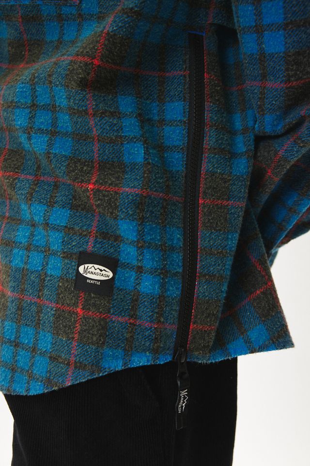Manastash Side Zip Flannel Shirt | Urban Outfitters
