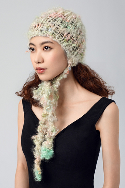 Bluus Rabbit Hole Mohair Cap | Urban Outfitters