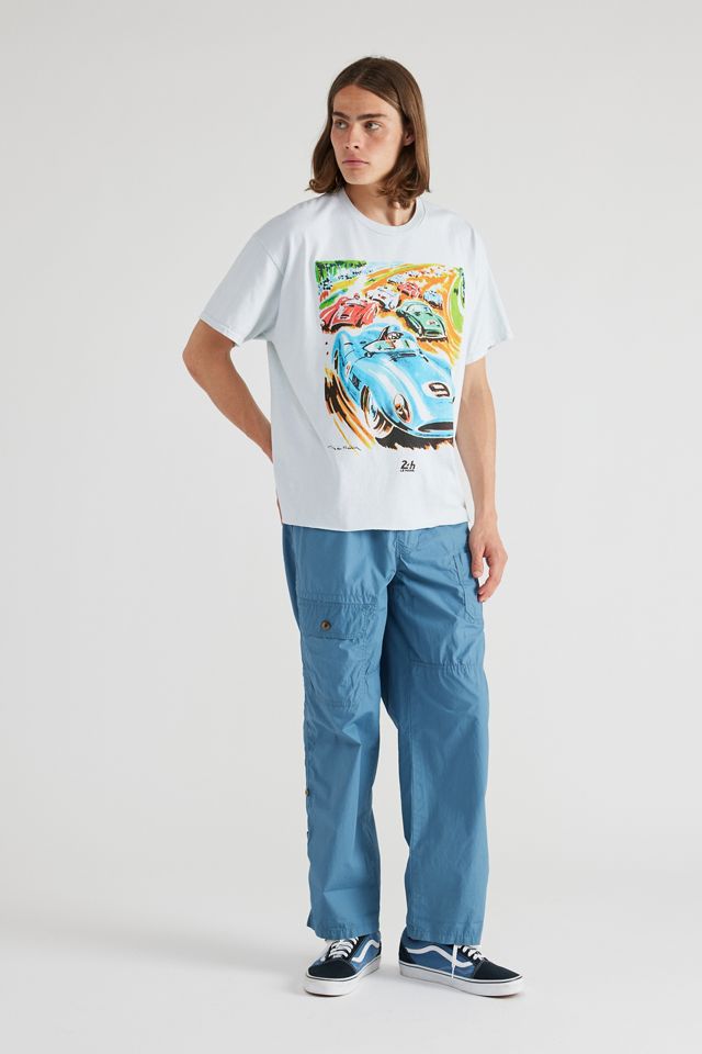 Les 24 Heures Du Mans Race Cropped Tee | Urban Outfitters