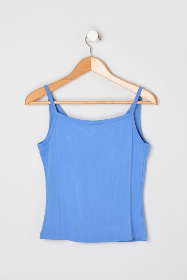 Vintage 90s Microknit Light Blue Tank Top | Urban Outfitters