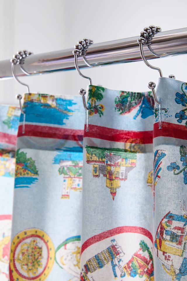 Italy Scarf Shower Curtain | Urban Outfitters