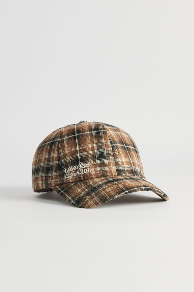 Coney Island Picnic Plaid Coffee Patch Dad Hat | Urban Outfitters