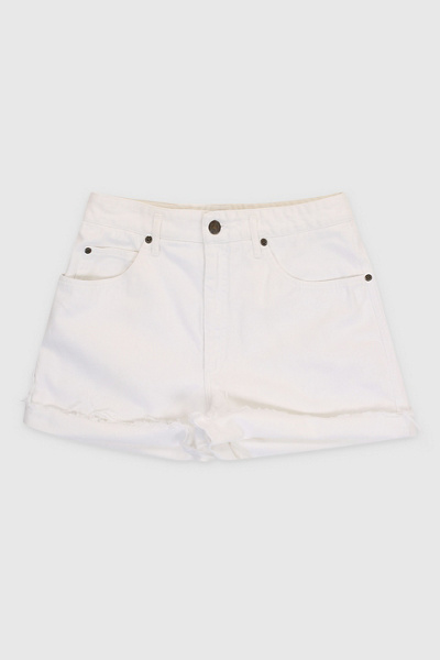 Vintage 90s White Distressed Shorts | Urban Outfitters