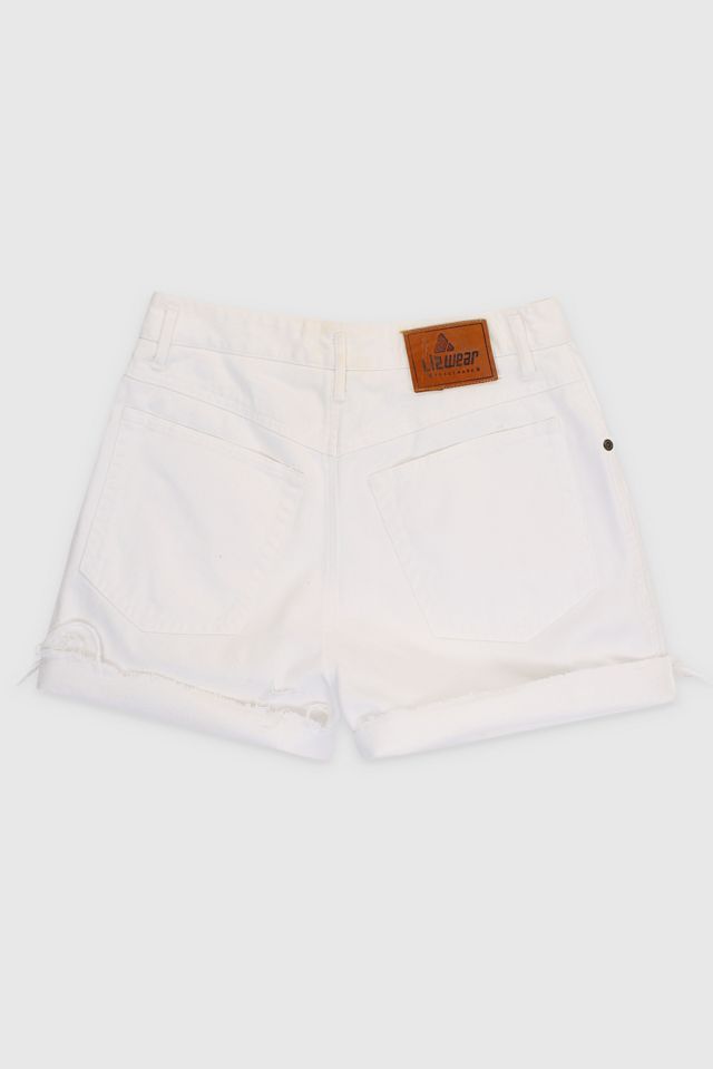 Vintage 90s White Distressed Shorts | Urban Outfitters