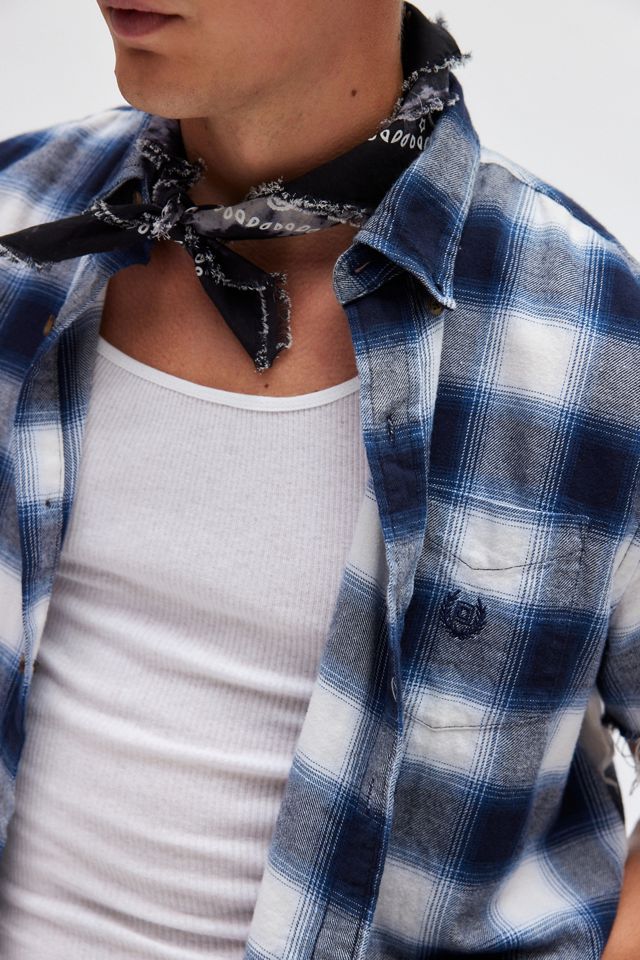 Urban Renewal Remade Cropped Boxy Flannel Shirt | Urban Outfitters