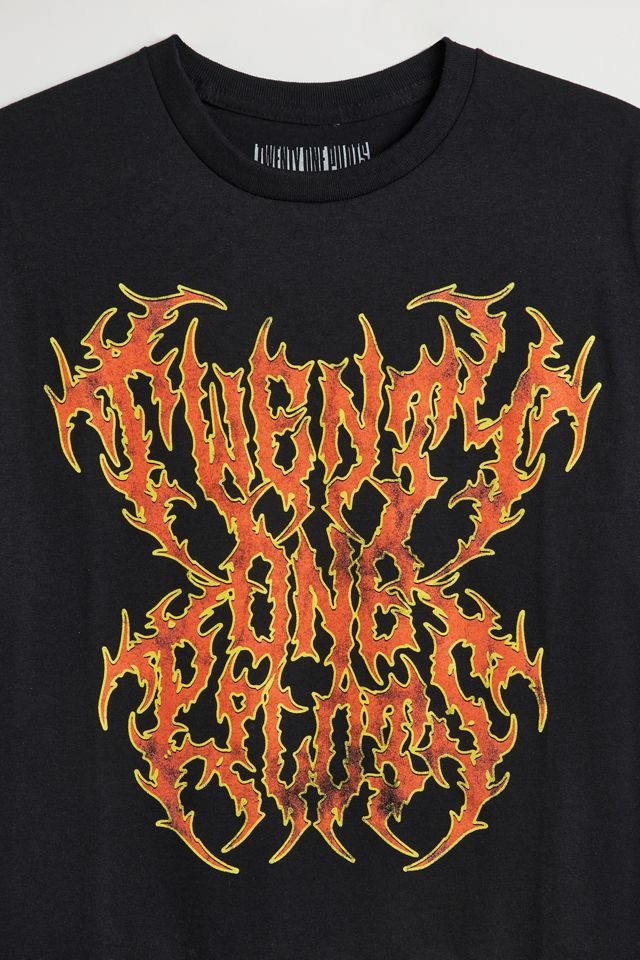 Twenty One Pilots Flame Tee | Urban Outfitters