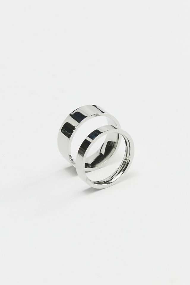 Solid Stainless Steel Ring Set | Urban Outfitters