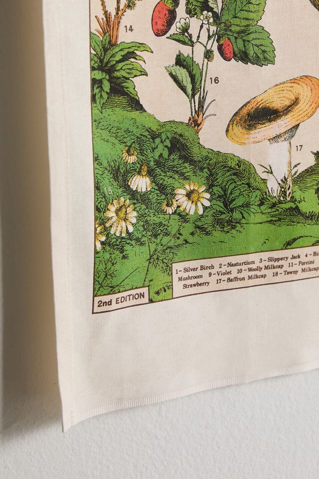 Cavallini Papers Plant Specimen Reference Tapestry | Urban Outfitters