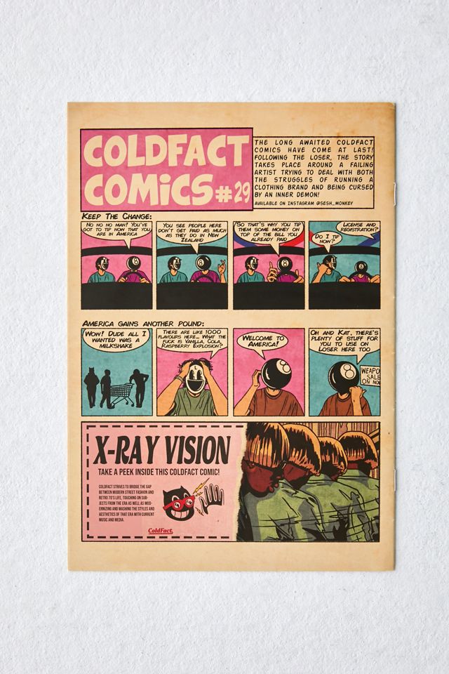 ColdFact Parody Hand-Drawn Comic Book | Urban Outfitters