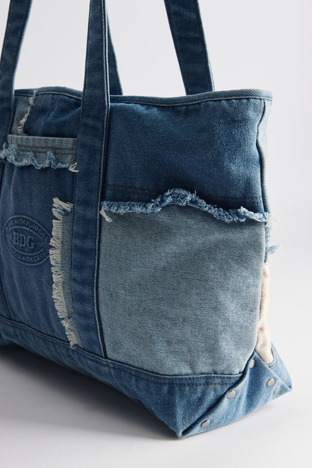 BDG Patchwork Denim Tote Bag | Urban Outfitters Canada